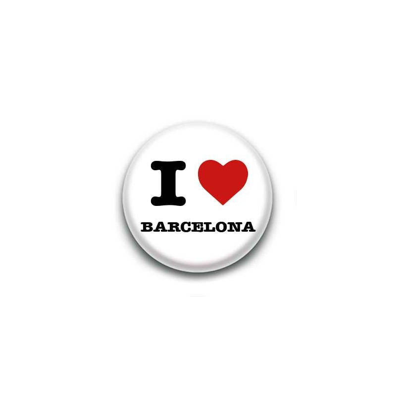 Badge I Love Barcelona