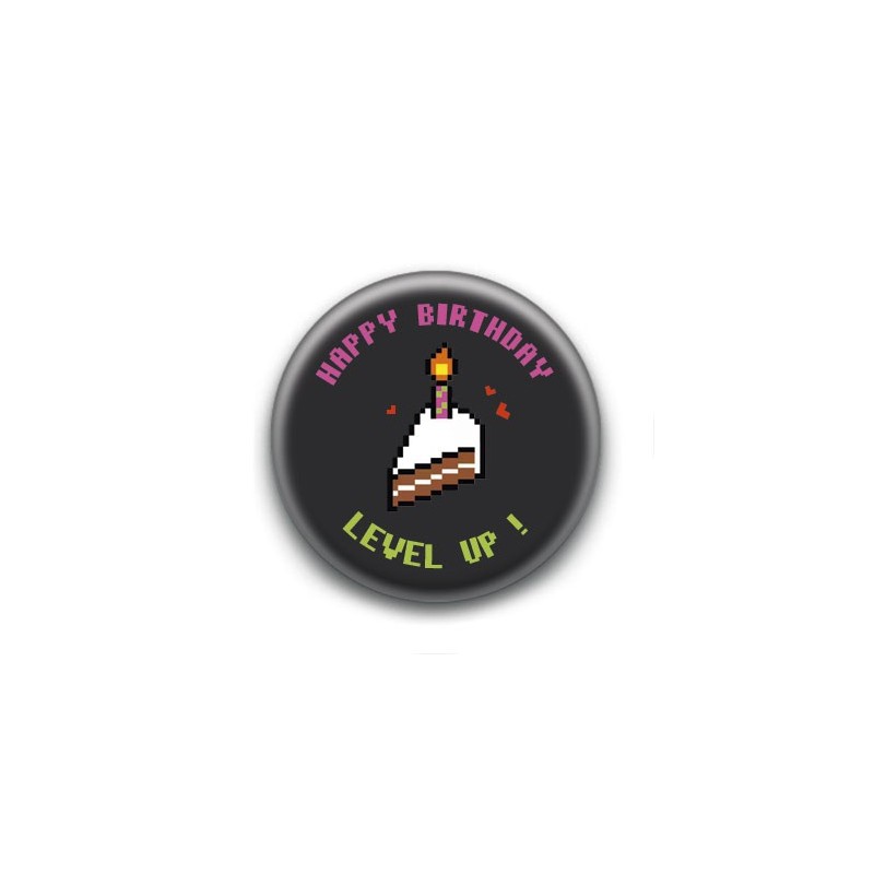 Badge Happy Birthday Level Up