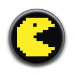 Badge Pacman 8 Bit