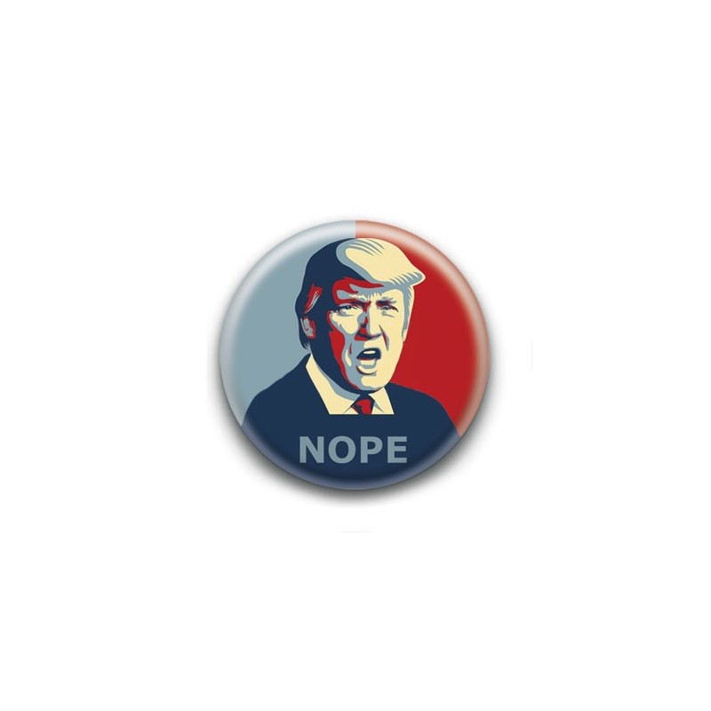 Badge Nope Trump 2