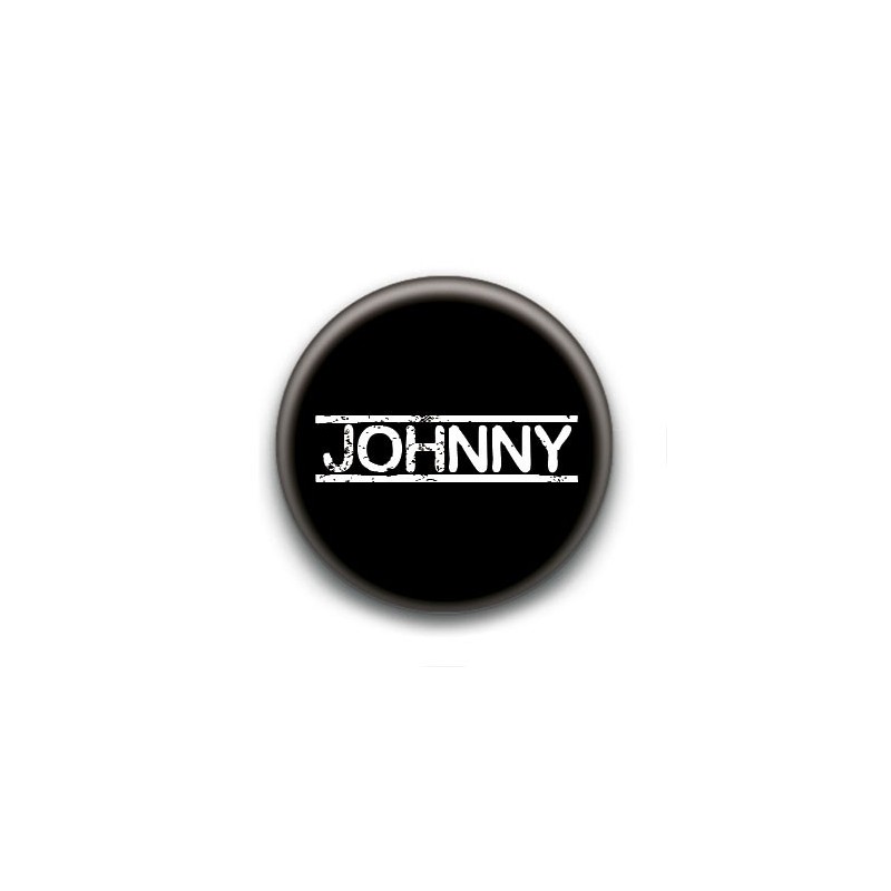 Badge : Johnny H, fond noir 4