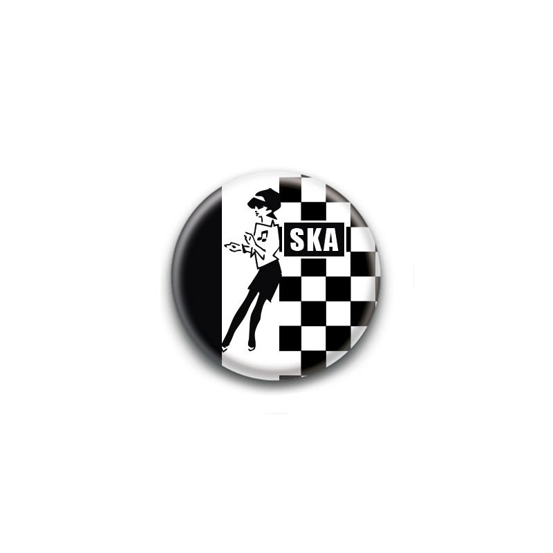 Badge Ska Girl