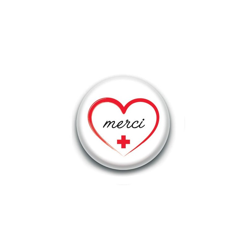 Badge : Merci, personnel hospitalier