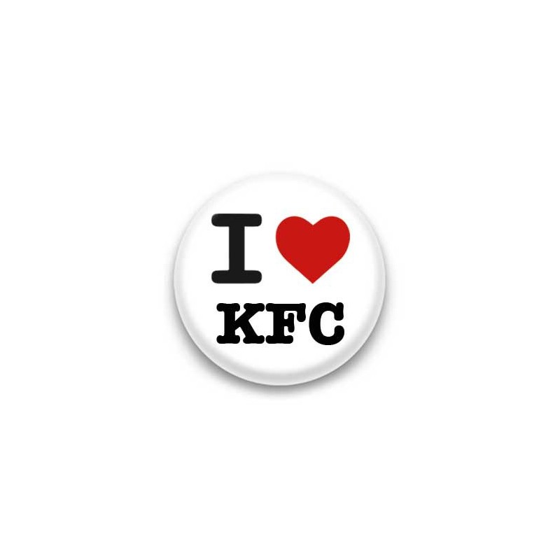Badge I Love KFC