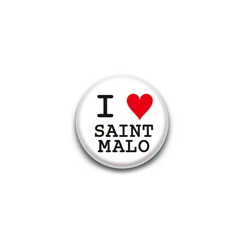 Badge I Love Saint Malo